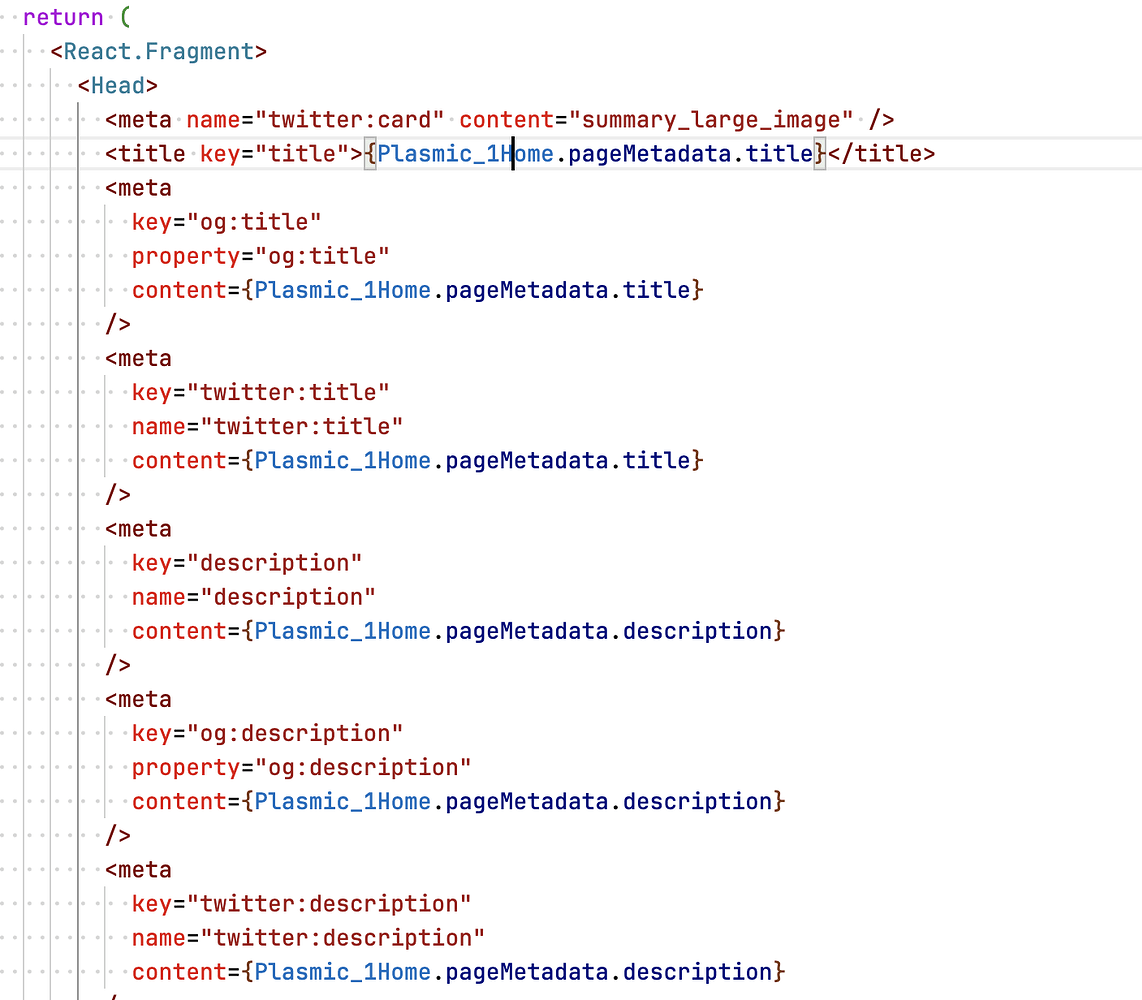 Metadata in codegen App router Next.js - Plasmic Studio Questions - Plasmic Community